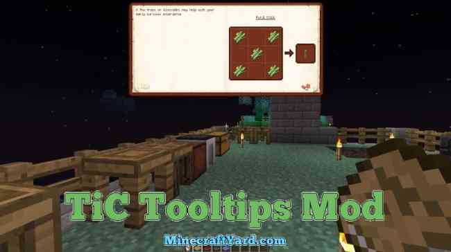 TiC Tooltips Mod (1.20.5 - 1.19.4 - 1.18.2 - 1.17.1) Minecraft