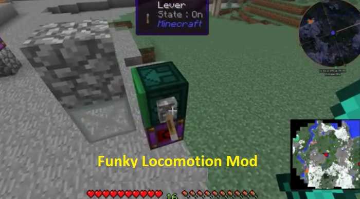 Funky Locomotion Mod (1.20.5 - 1.19.4 - 1.18.2 - 1.17.1) Minecraft
