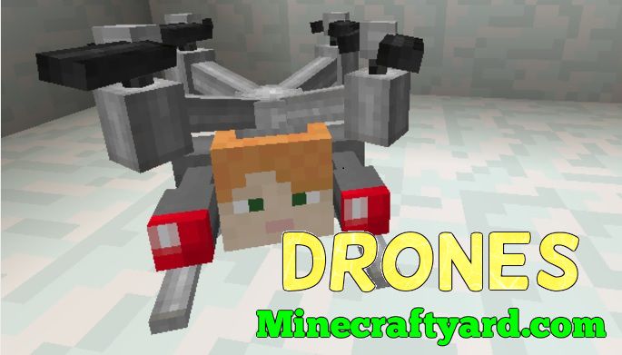 Drones Mod (1.20.5 - 1.19.4 - 1.18.2 - 1.17.1) Minecraft