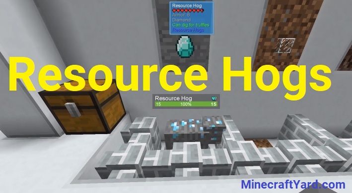 Resource Hogs (1.20.5 - 1.19.4 - 1.18.2 - 1.17.1) Minecraft