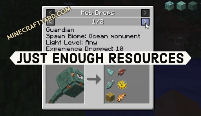 Just Enough Resources (1.20.5 - 1.19.4 - 1.18.2) Minecraft Mod