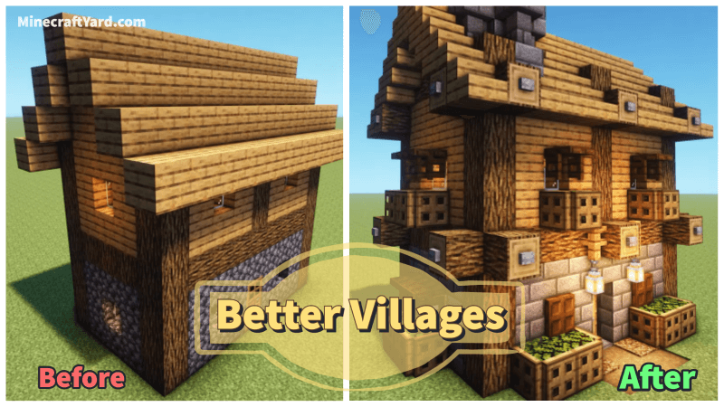 Better Villages Mod 1.20.5 - 1.19.4 for Beautiful Villages Minecraft